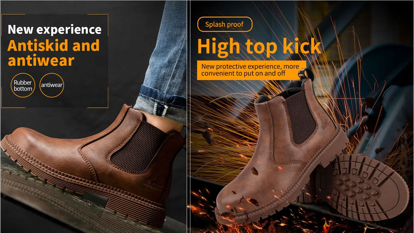 Chelsea Waterproof Work Safety Shoes - Wily Bear