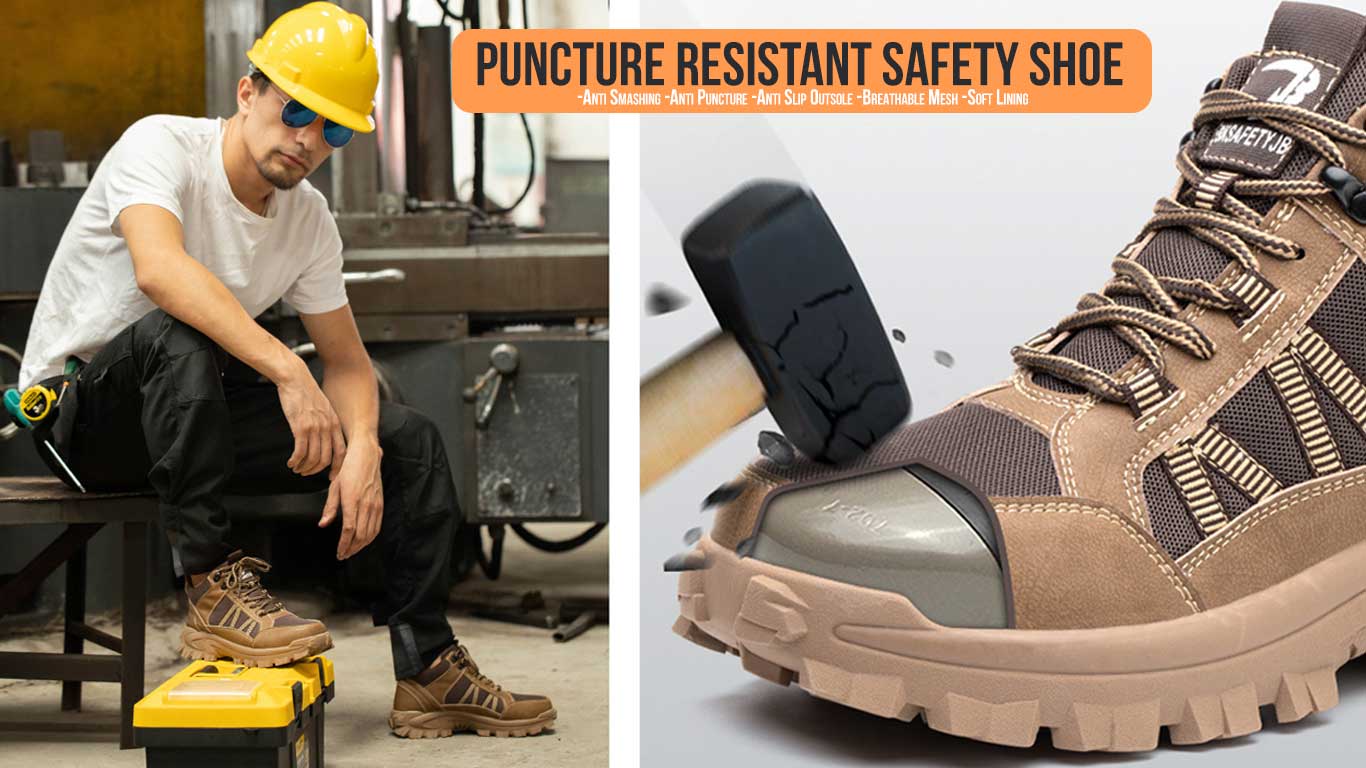 Puncture Resistant Safety Shoes - Wily Bear