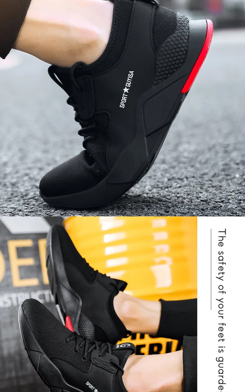 Breathable Steel Toe Safety Shoes - Wily Bear