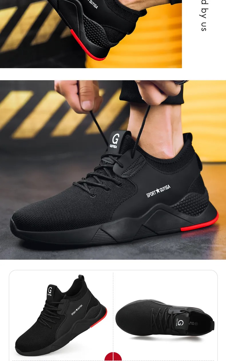 Breathable Steel Toe Safety Shoes - Wily Bear