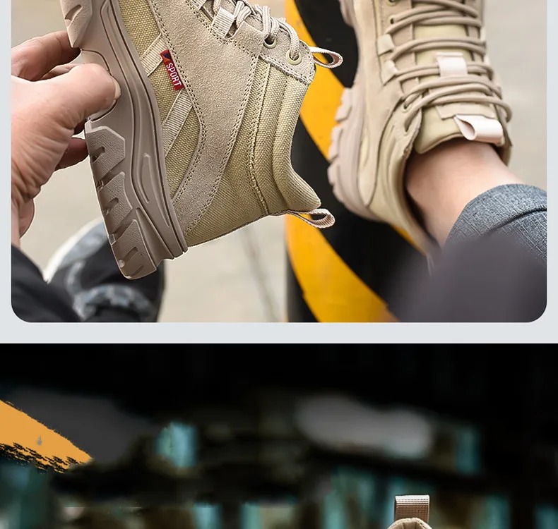 Comfortable Construction Work Safety Shoes - Wily Bear